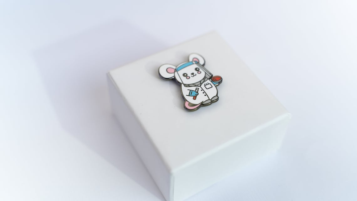 LAB RAT Hard Enamel Pin / Laboratory / Scientist / Med Lab - Etsy