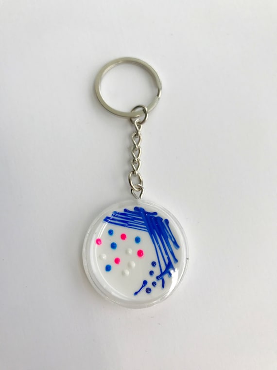 Salmonella Chromogenic Petri Dish Keychain / Microbiology Agar | Etsy