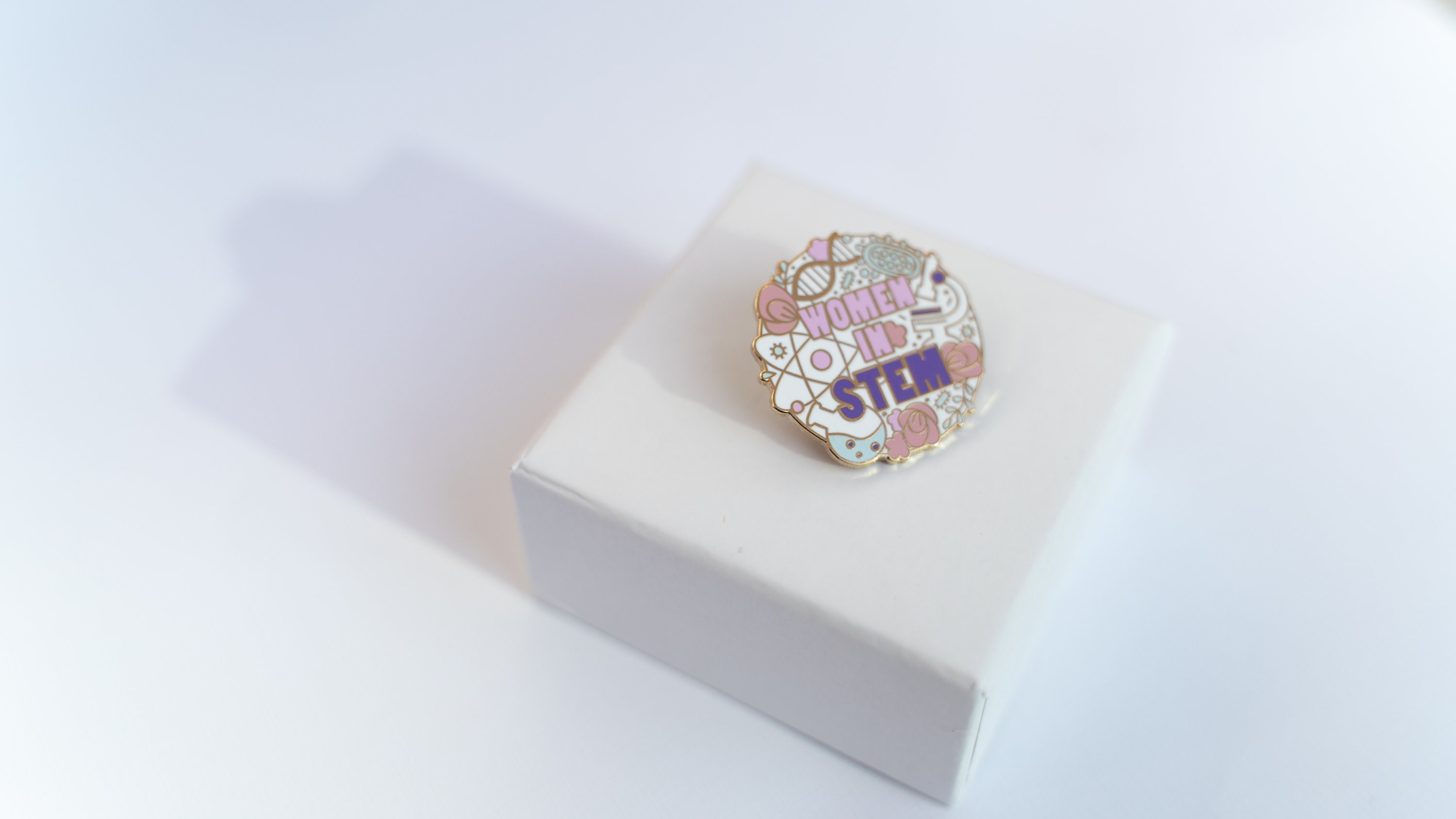 Women in STEM Enamel Pin / Microbiology / Science Gift / Scientist ...