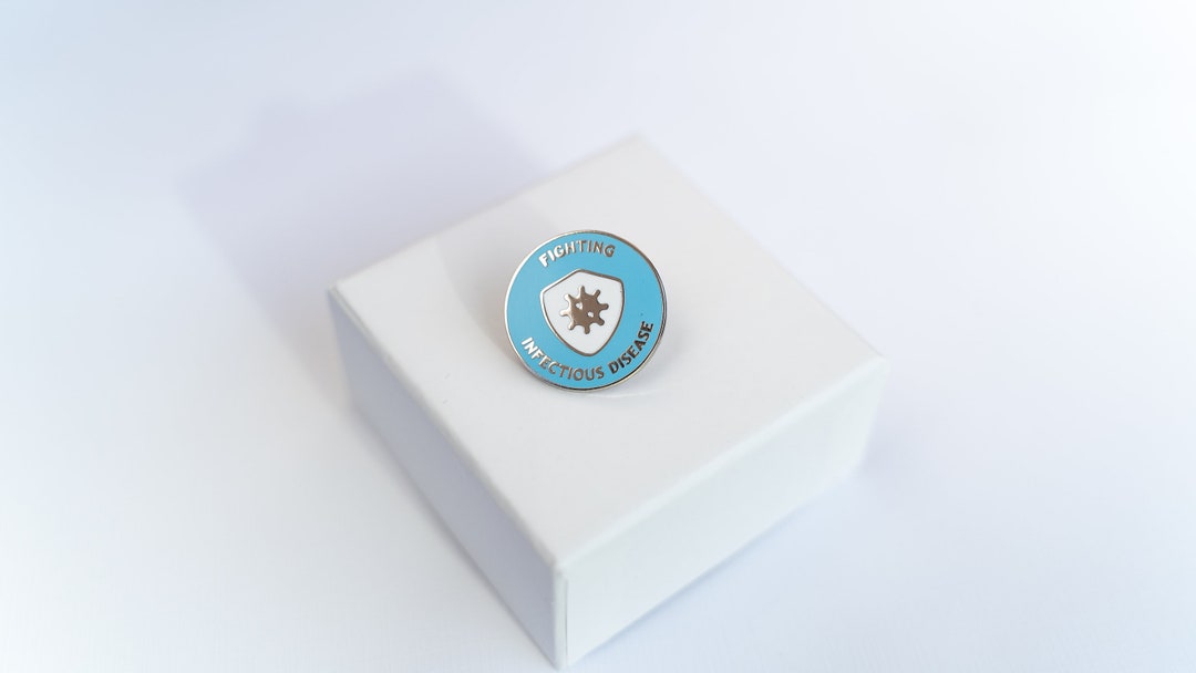 INFECTION CONTROL Enamel Pin /scientist/ Science Gift / Stem ...