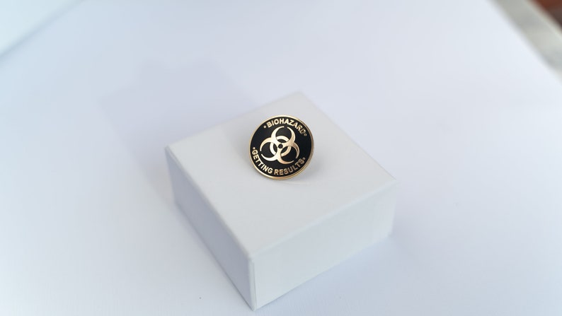 BIOHAZARD Enamel Pin / Laboratory / Lab Tech / Scientist / - Etsy