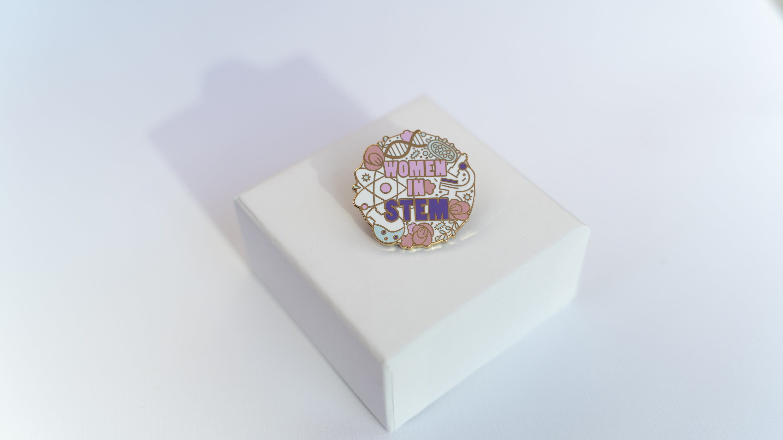 Women in STEM Enamel Pin / Microbiology / Science Gift / Scientist ...