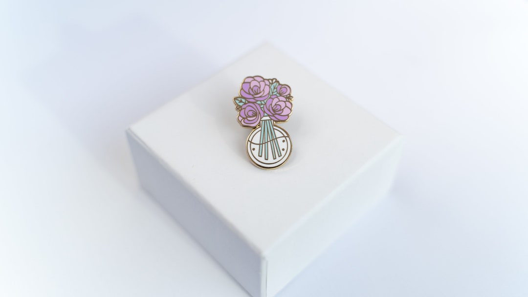 Test Tube Flower Enamel Pin / Laboratory Flask / Science - Etsy