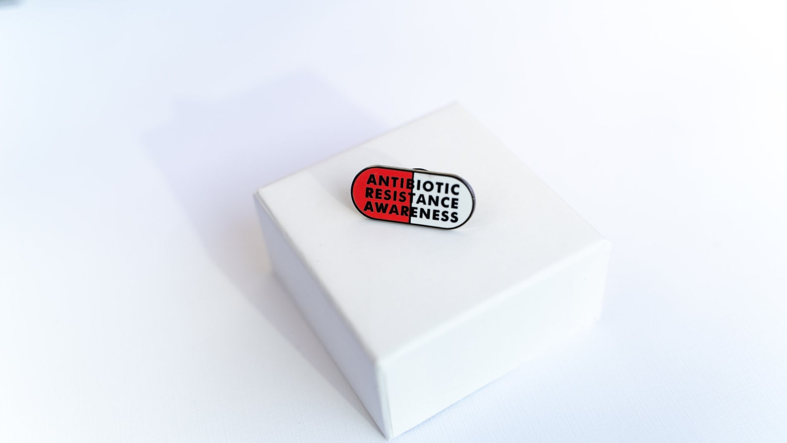 Antibiotic Resistance Awareness Pill Enamel Pin / Microbiology ...