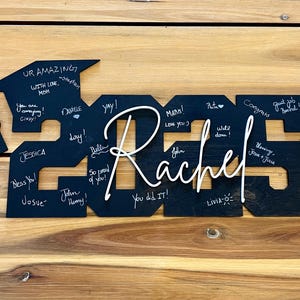 2025 Graduation Signature Book, Graduation Sign, Personalized ...