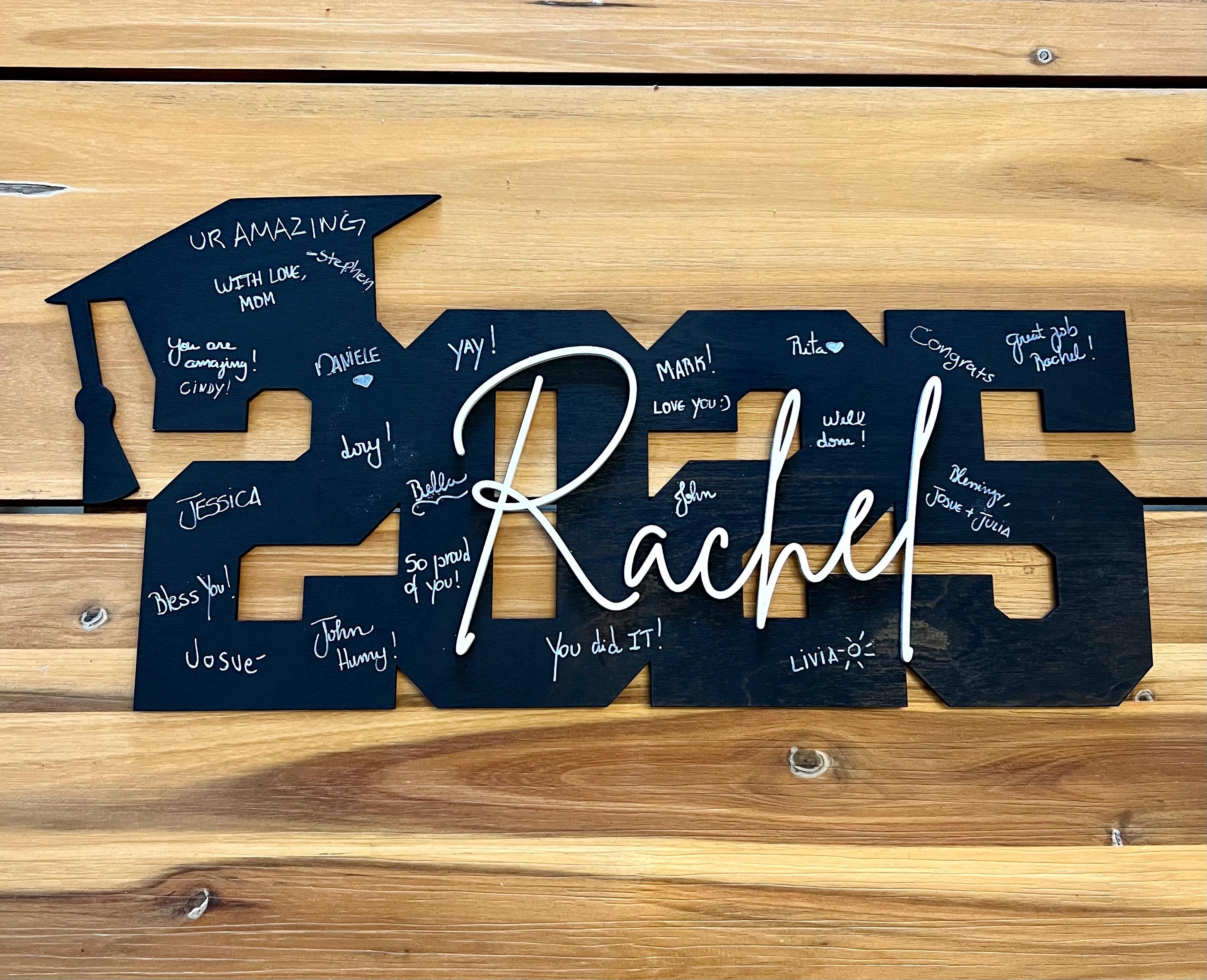 2025 Graduation Signature Book, Graduation Sign, Personalized ...