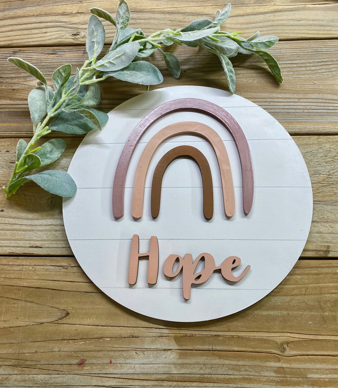 Faux Shiplap Rainbow Baby Personalized Sign/add Your Name Sign / Birth ...
