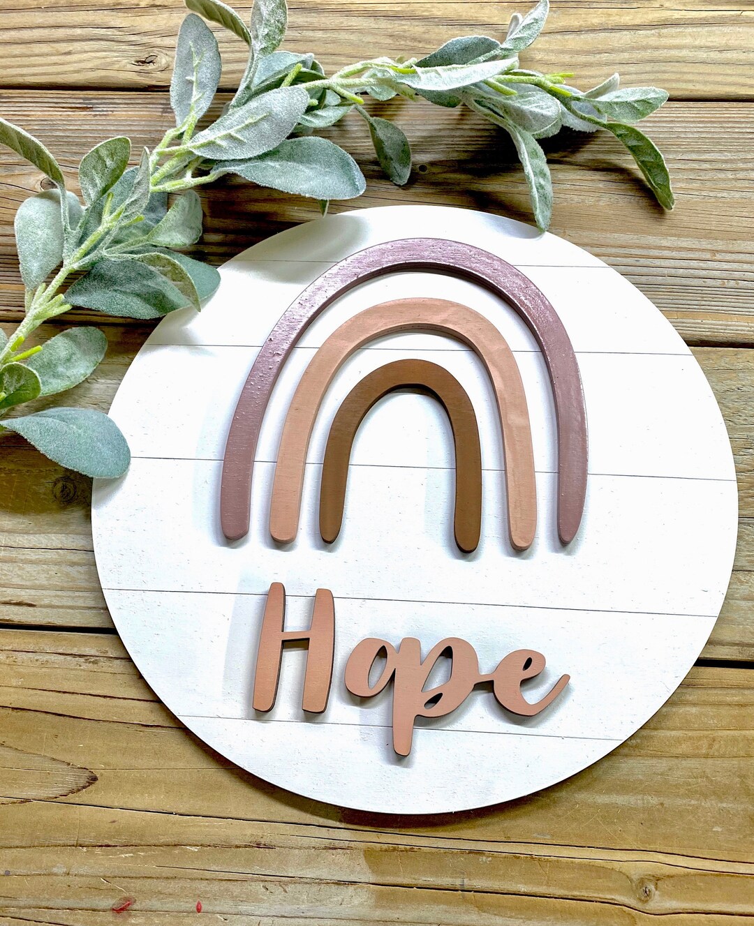 Faux Shiplap Rainbow Baby Personalized Sign/add Your Name Sign / Birth ...