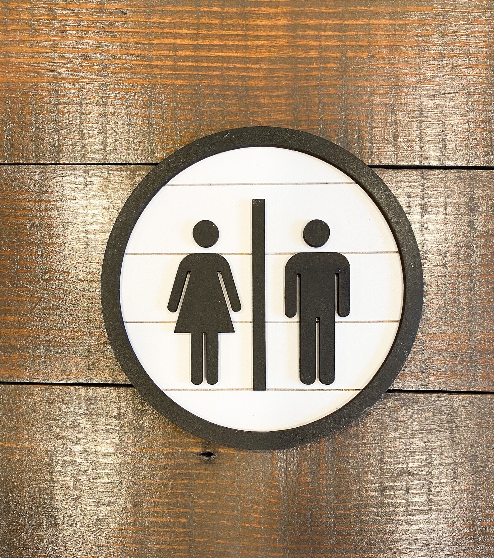 Restroom Male Female Sing, His Her Sign, Bathroom Boy Girl Sign ...