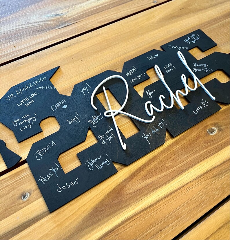 2025 Graduation Signature Book, Graduation Sign, Personalized ...