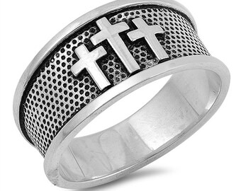 Religious Wedding Band - Etsy