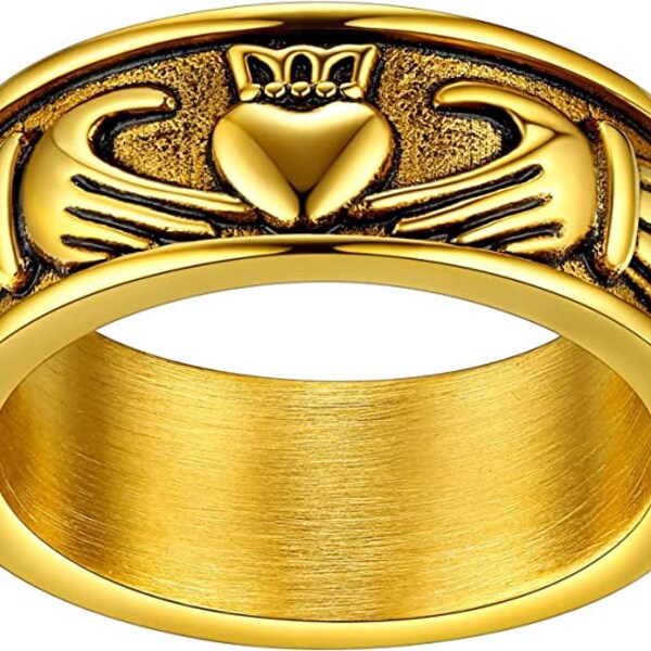 Custom Claddagh Ring - Etsy