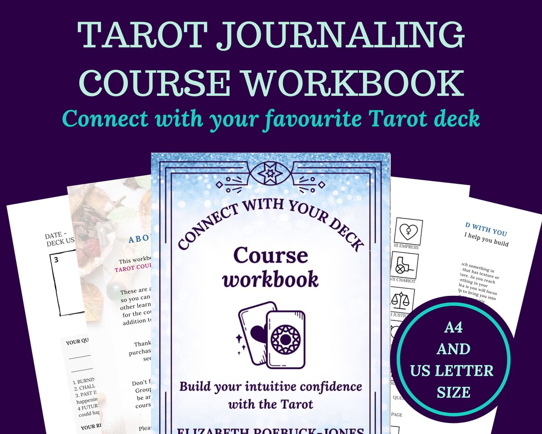 Tarot Journal Plus Free Course, Learn the Tarot for Beginners ...