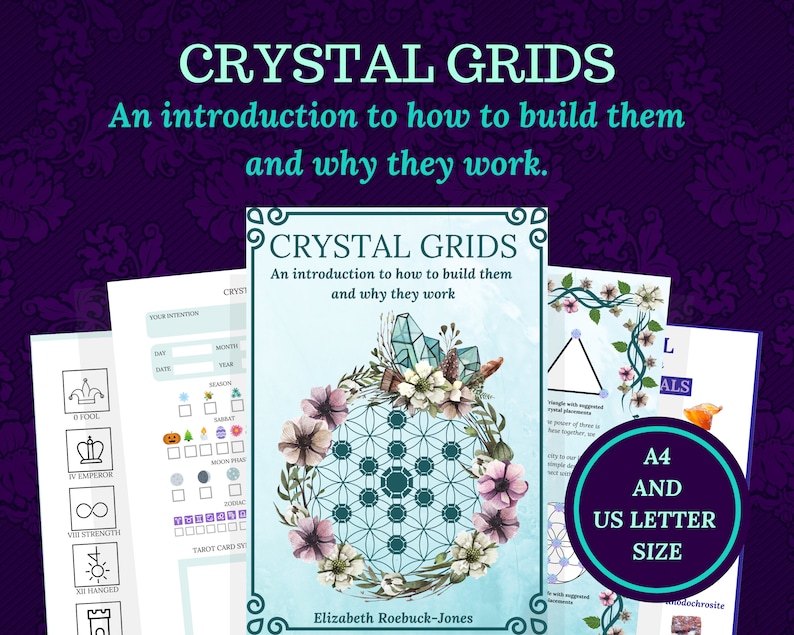 Crystal Grids Journal Plus Gem Cheat Sheet Sacred Geometry - Etsy