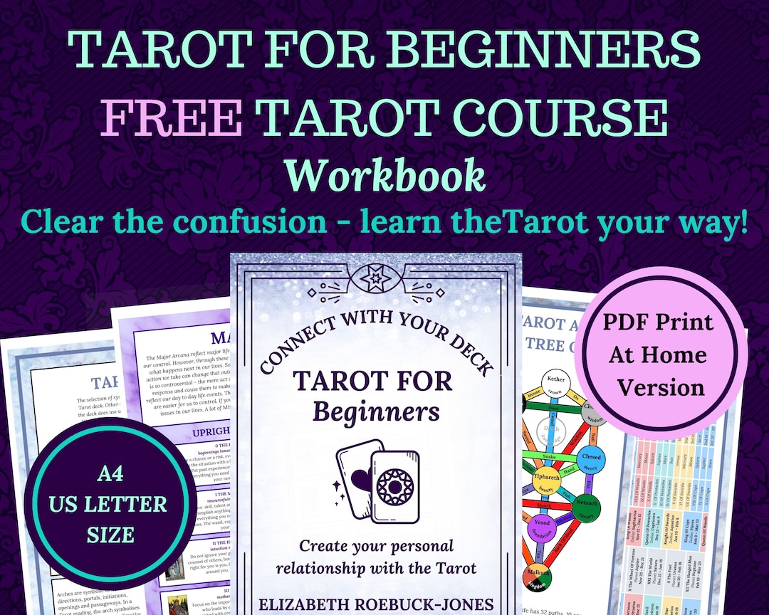 Tarot for Beginners Cheat Sheets Worksheets 35+ Printable, A4 US Letter ...