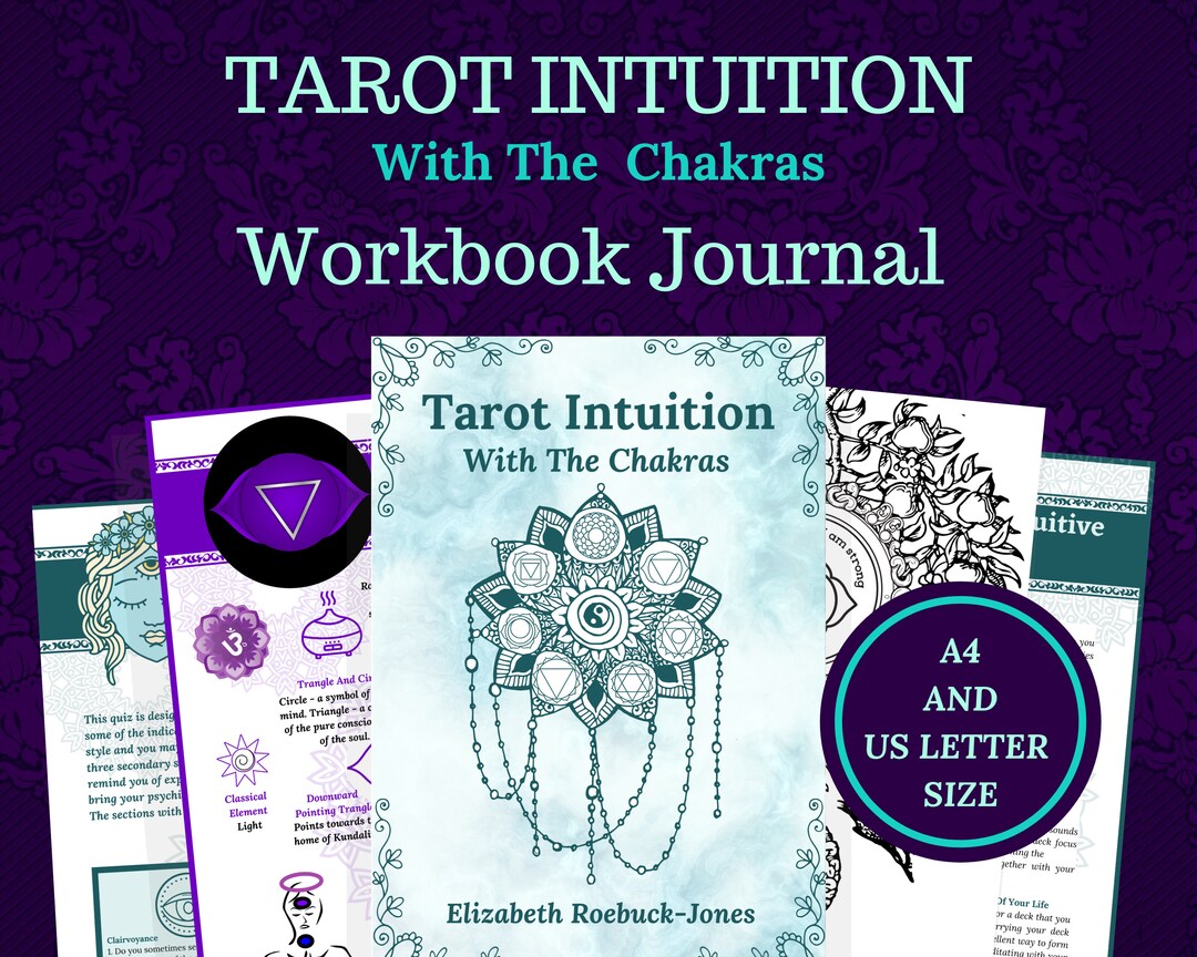 Tarot and Chakras. Intuition Cheat Sheets for Beginner or Advanced Tarot Readers, Printable ...