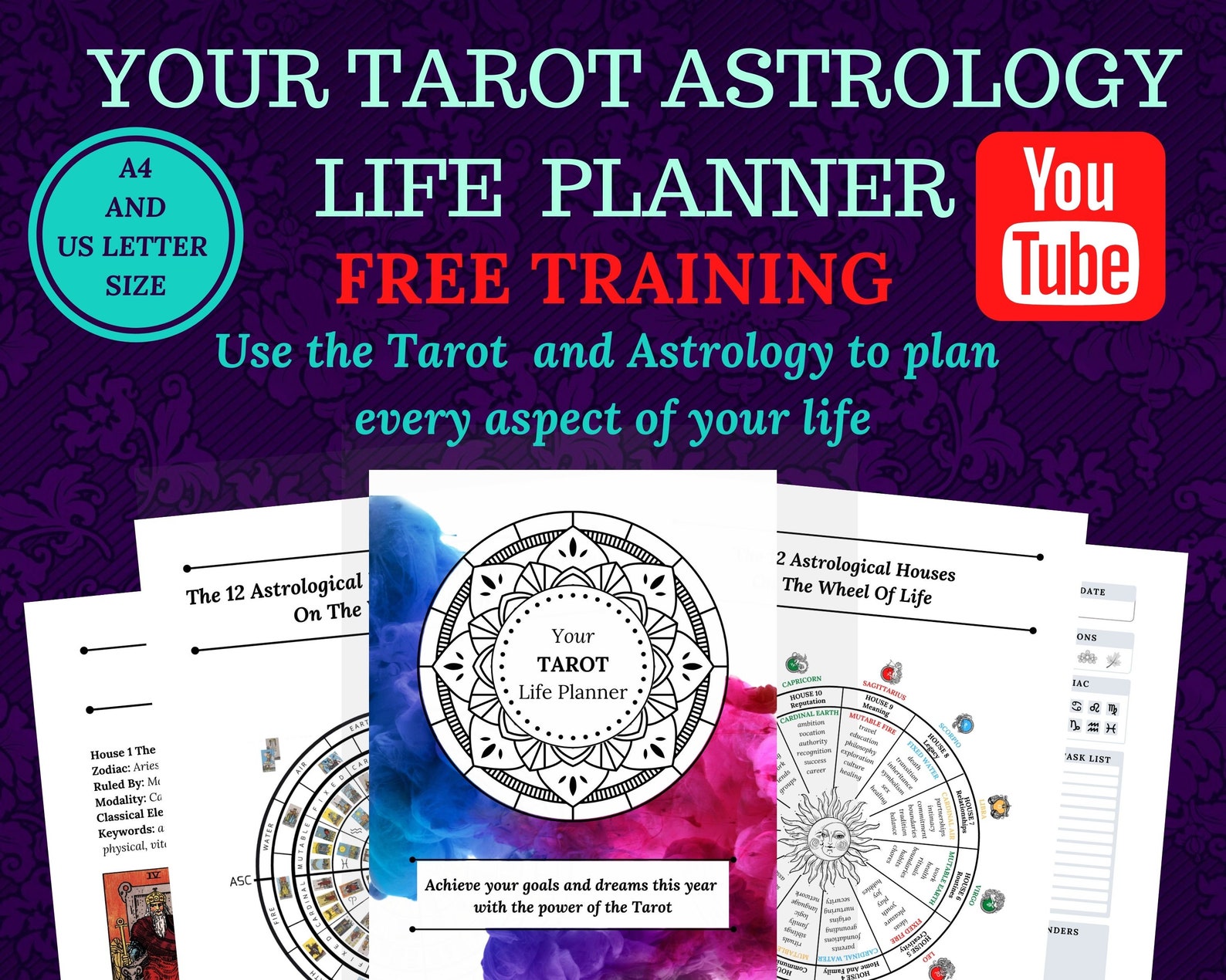 Tarot Life Planner Goal Setting for Beginners With - Etsy