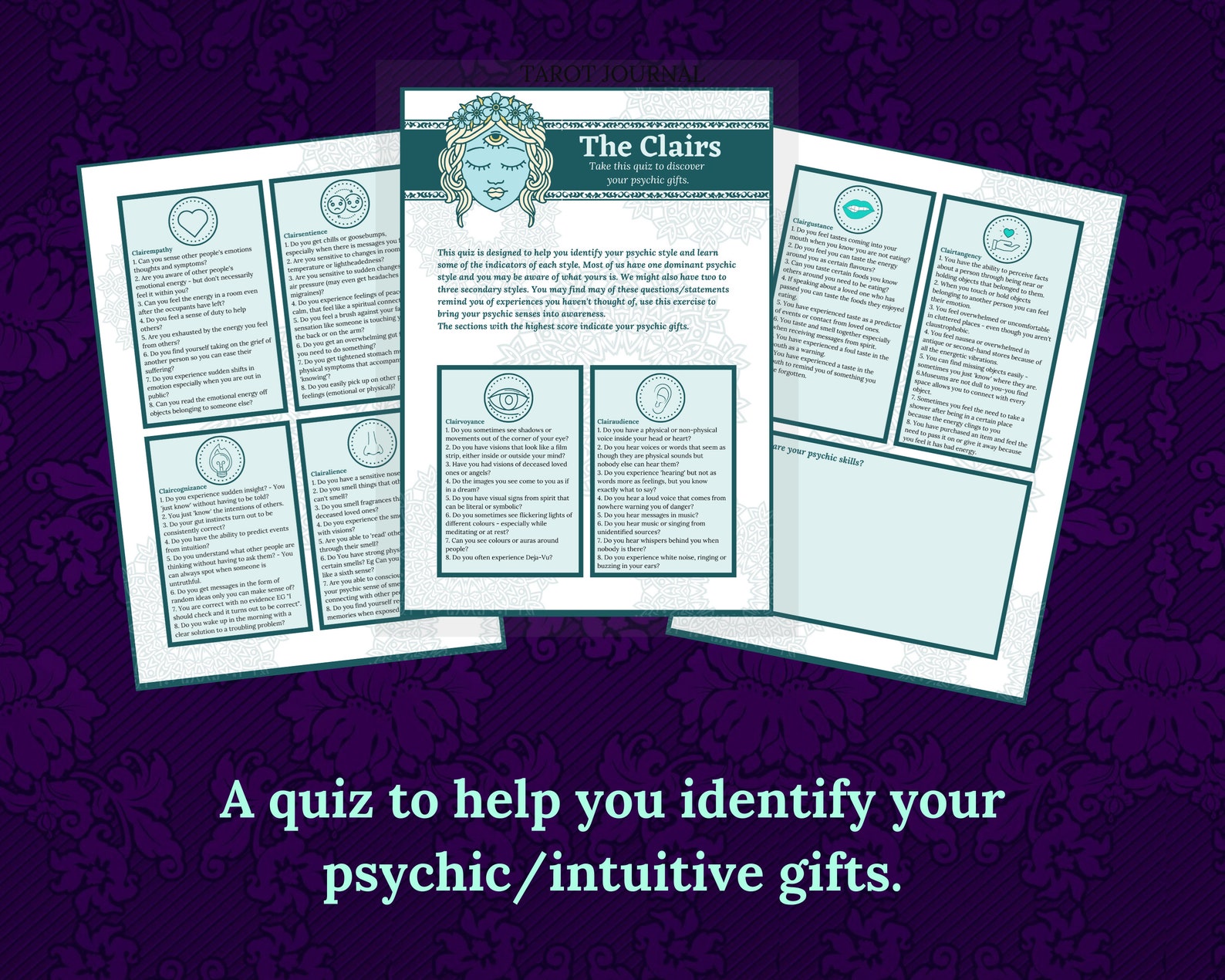 Tarot and Chakras. Intuition Cheat Sheets for Beginner or Advanced Tarot Readers, Printable ...