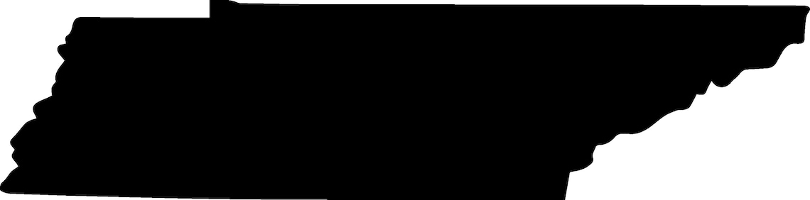 SVG Tennessee state outline MAP Vector Layered Cut File | Etsy