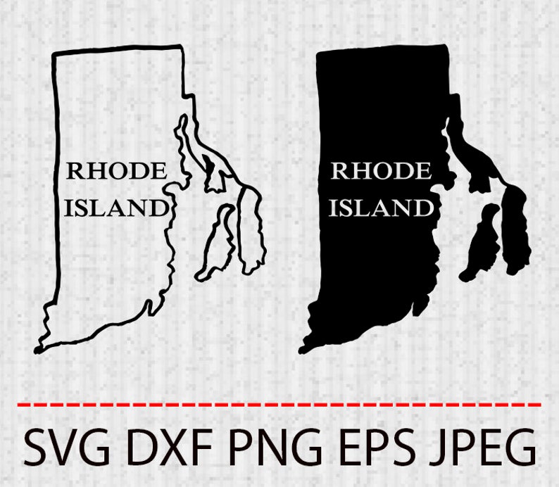 SVG Cut Files Rhode Island State SVG Bundle instant download printable ...