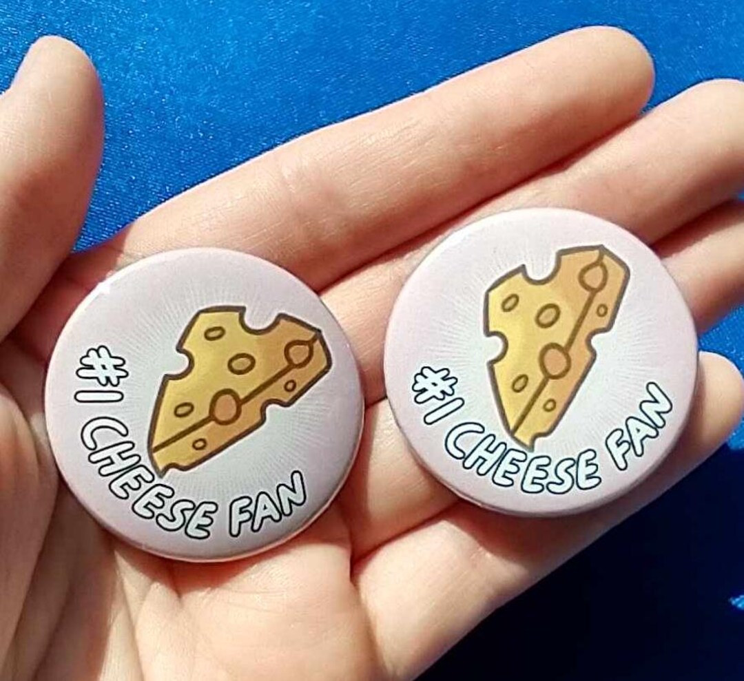 1.5'' #1 Cheese Fan Pin-back Button - Etsy