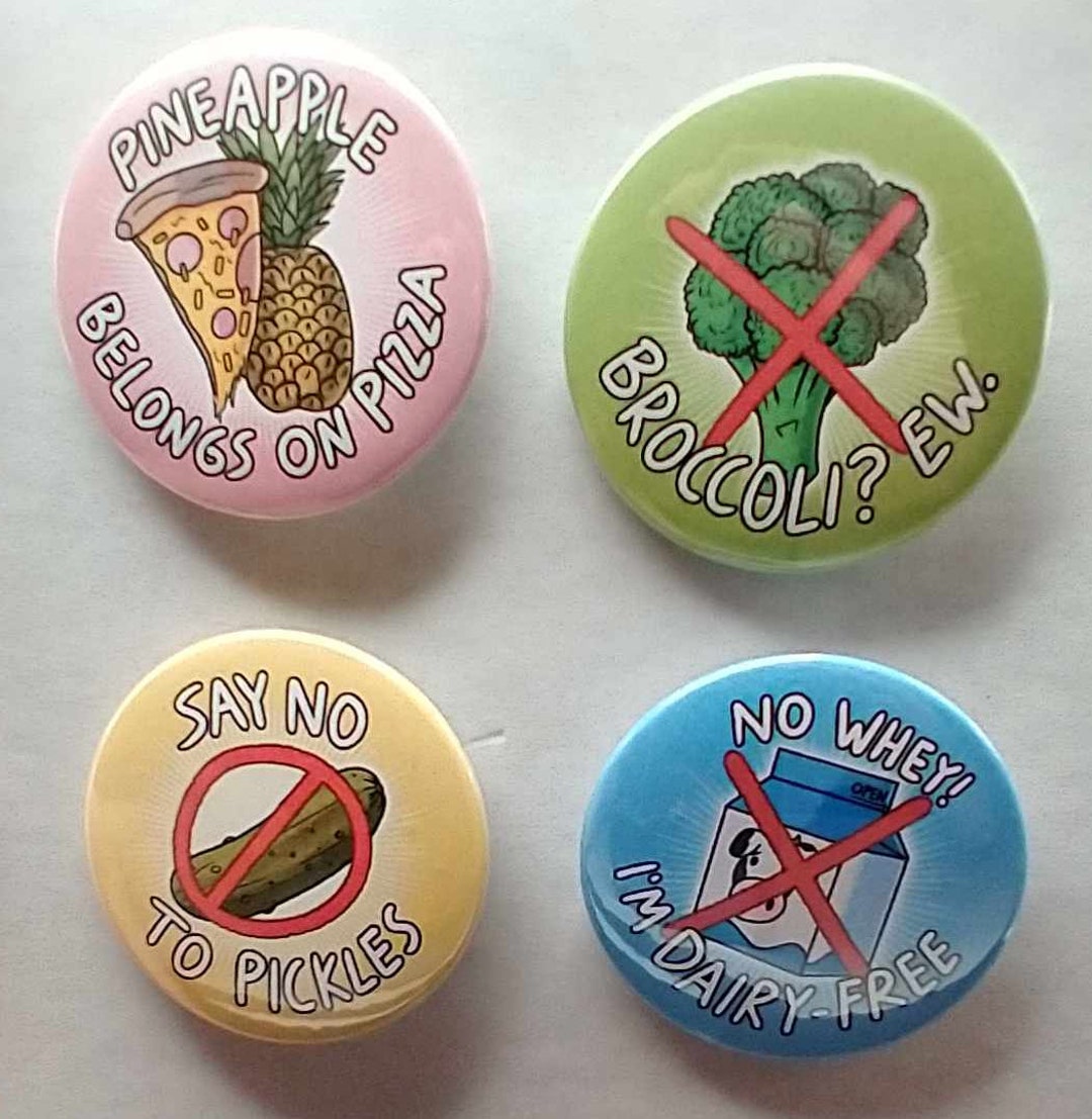 1.5'' Controversial Food Opinions Series 2 Pin-back - Etsy