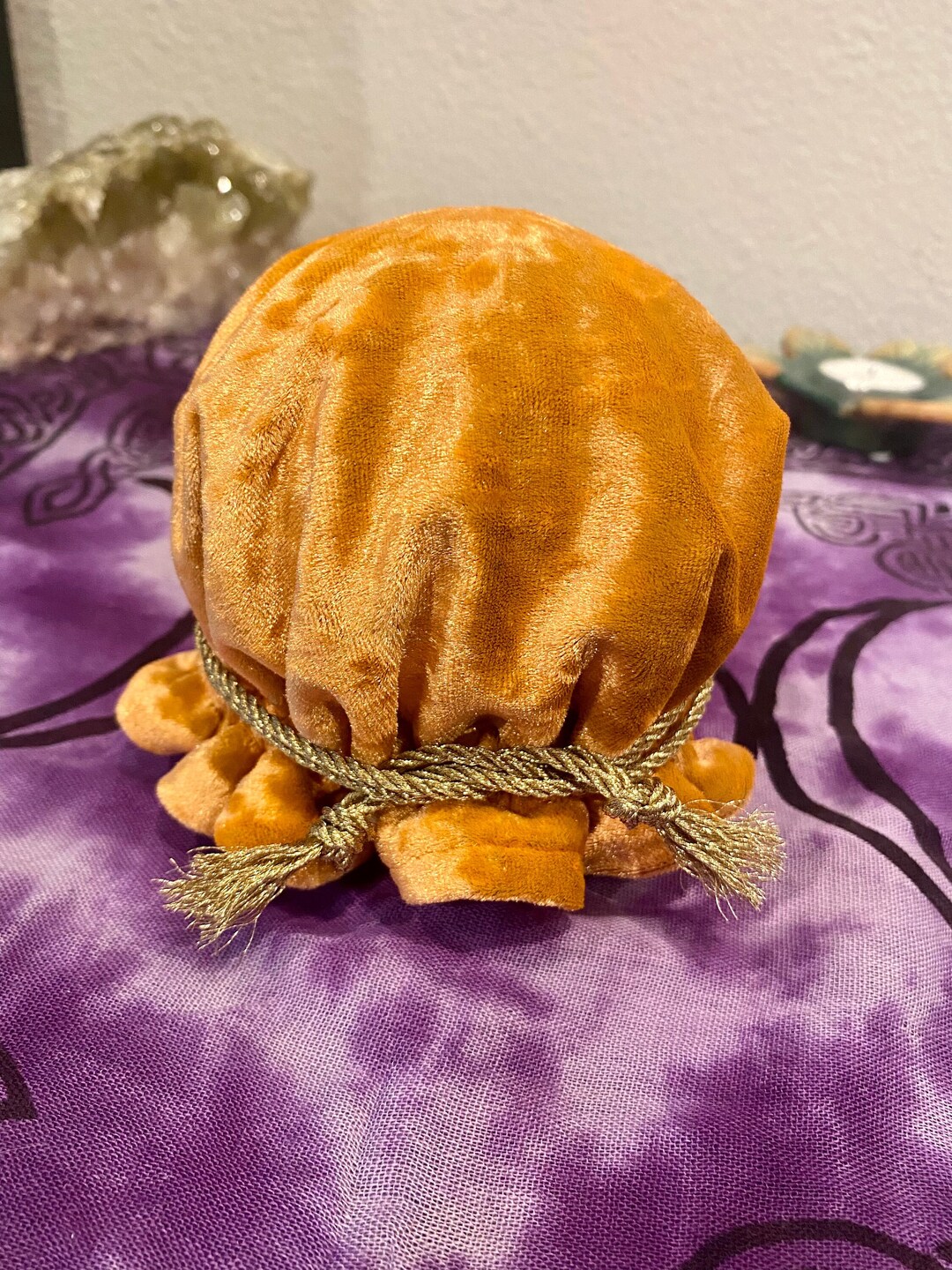 Orange Crystal Ball Cover - Etsy