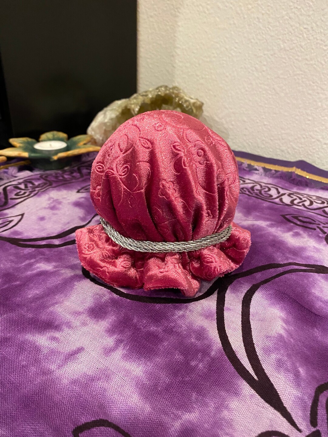 Fuschia Crystal Ball Cover - Etsy