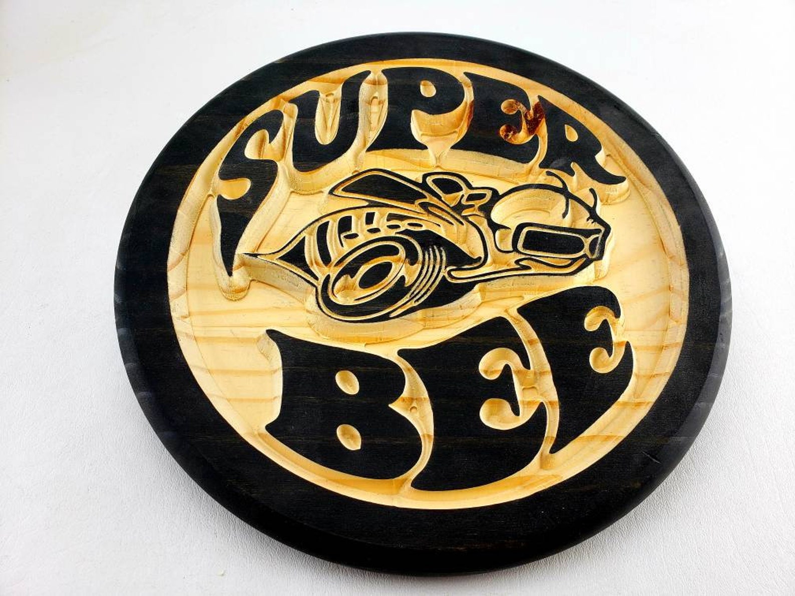 Super Bee Muscle Car Super Bee Logo Detroit Muscle Wood | Etsy