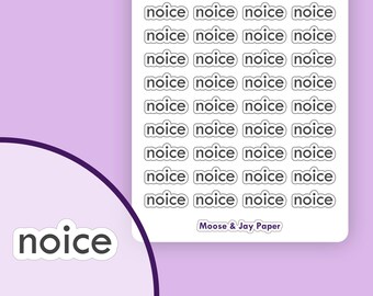 Noice Stickers - Etsy