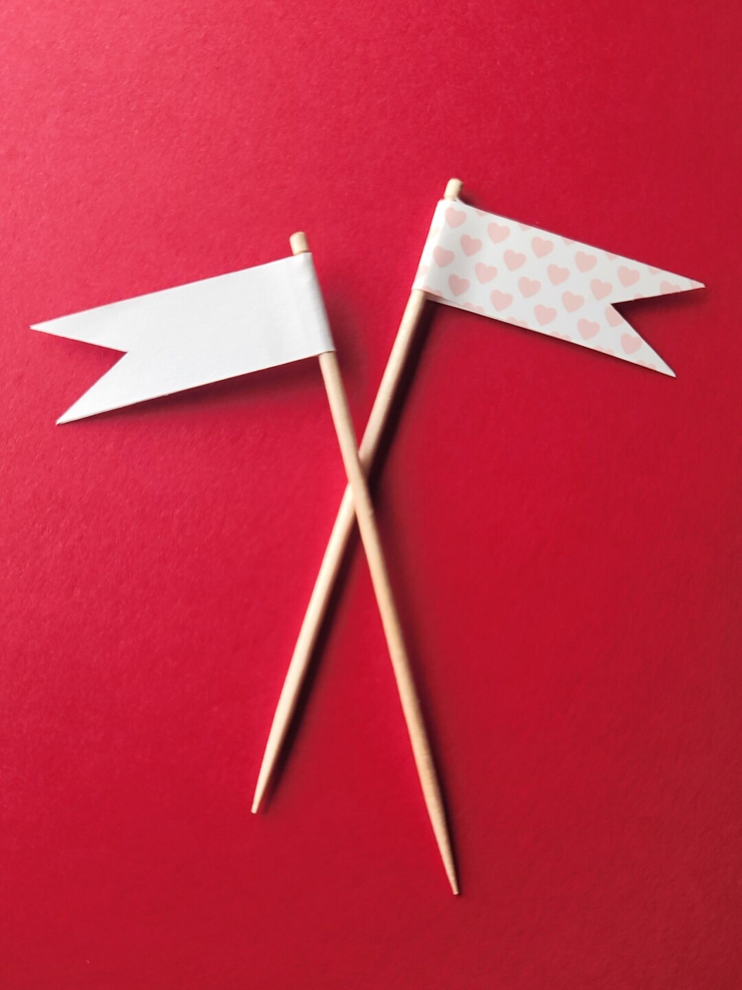 Tiny Banner Flags // Set of 30 Moose & Jay Made to Order - Etsy