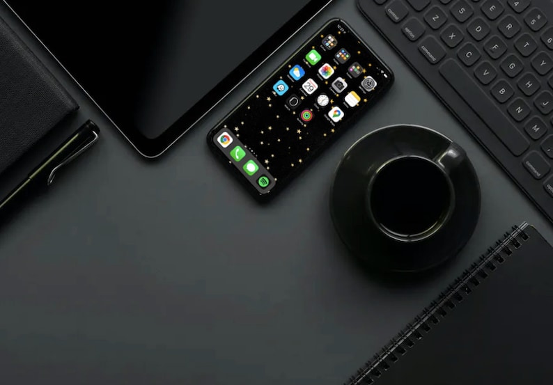 Star Phone Wallpaper iPhone Background Starry Night - Etsy