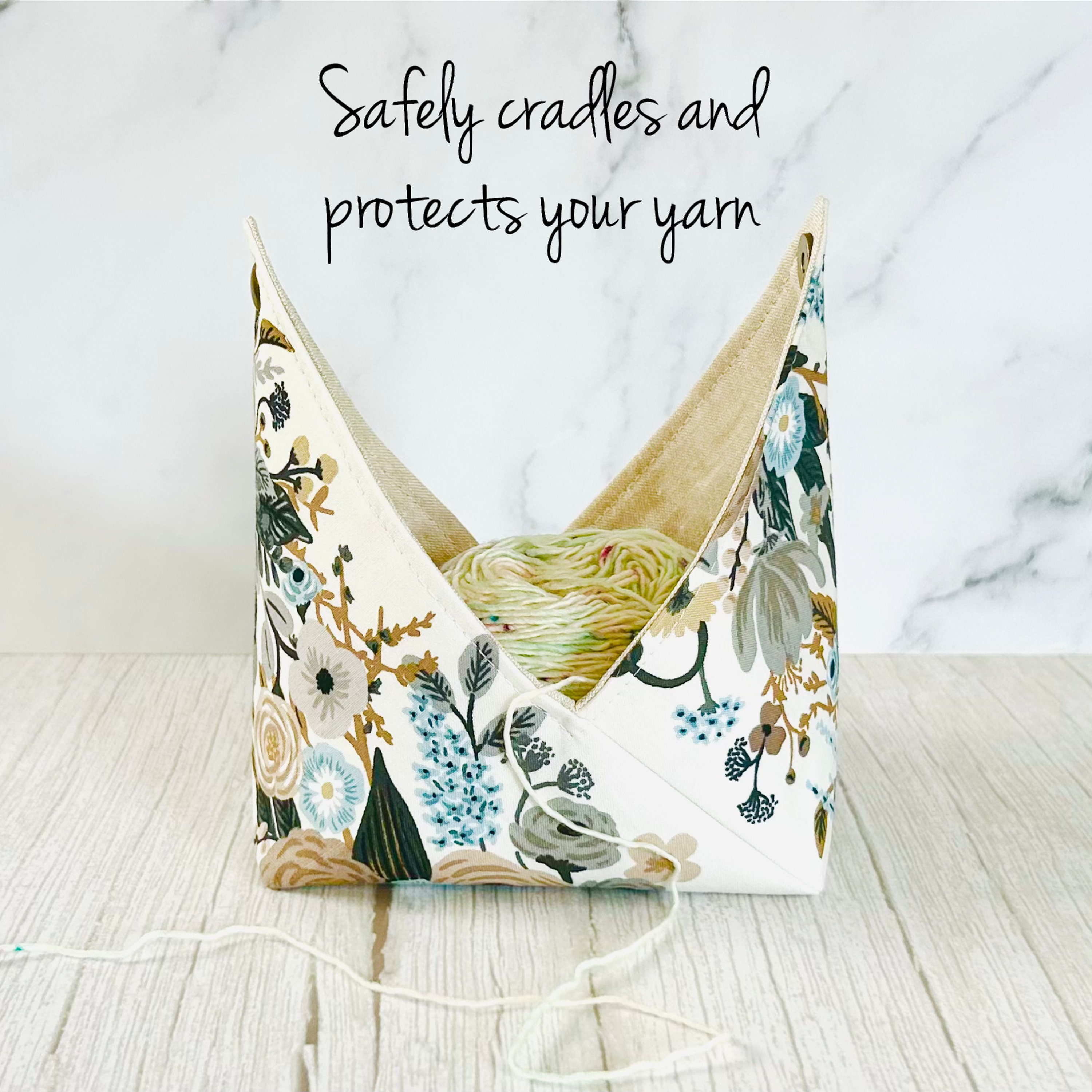 Bento Yarn Bowl - Garden Party Vines - Rifle Paper / Yarn Cake Bowl ...