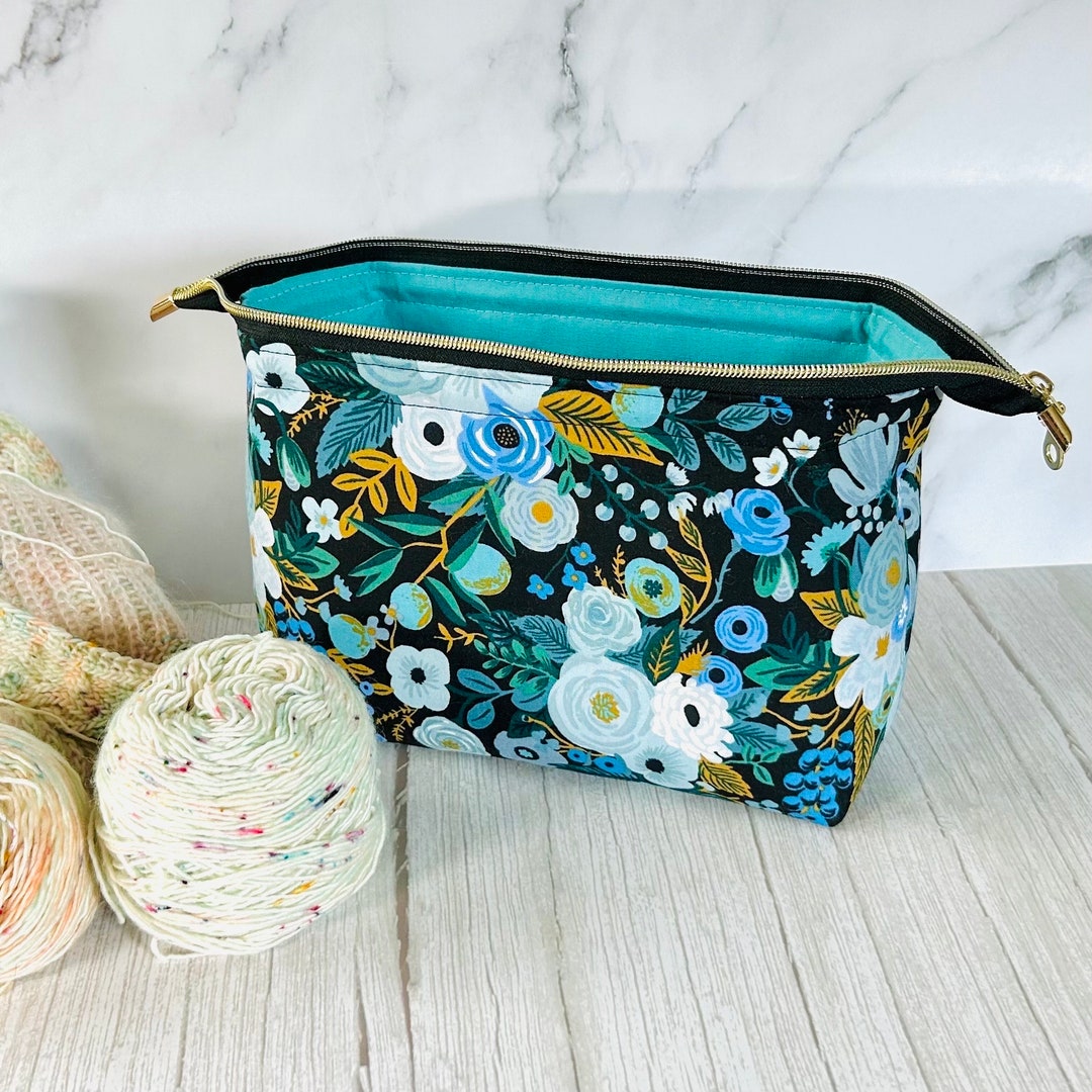 Wide Open Zipper Pouch - Garden Party - Rifle Paper Co / Yarn Cake Bowl ...