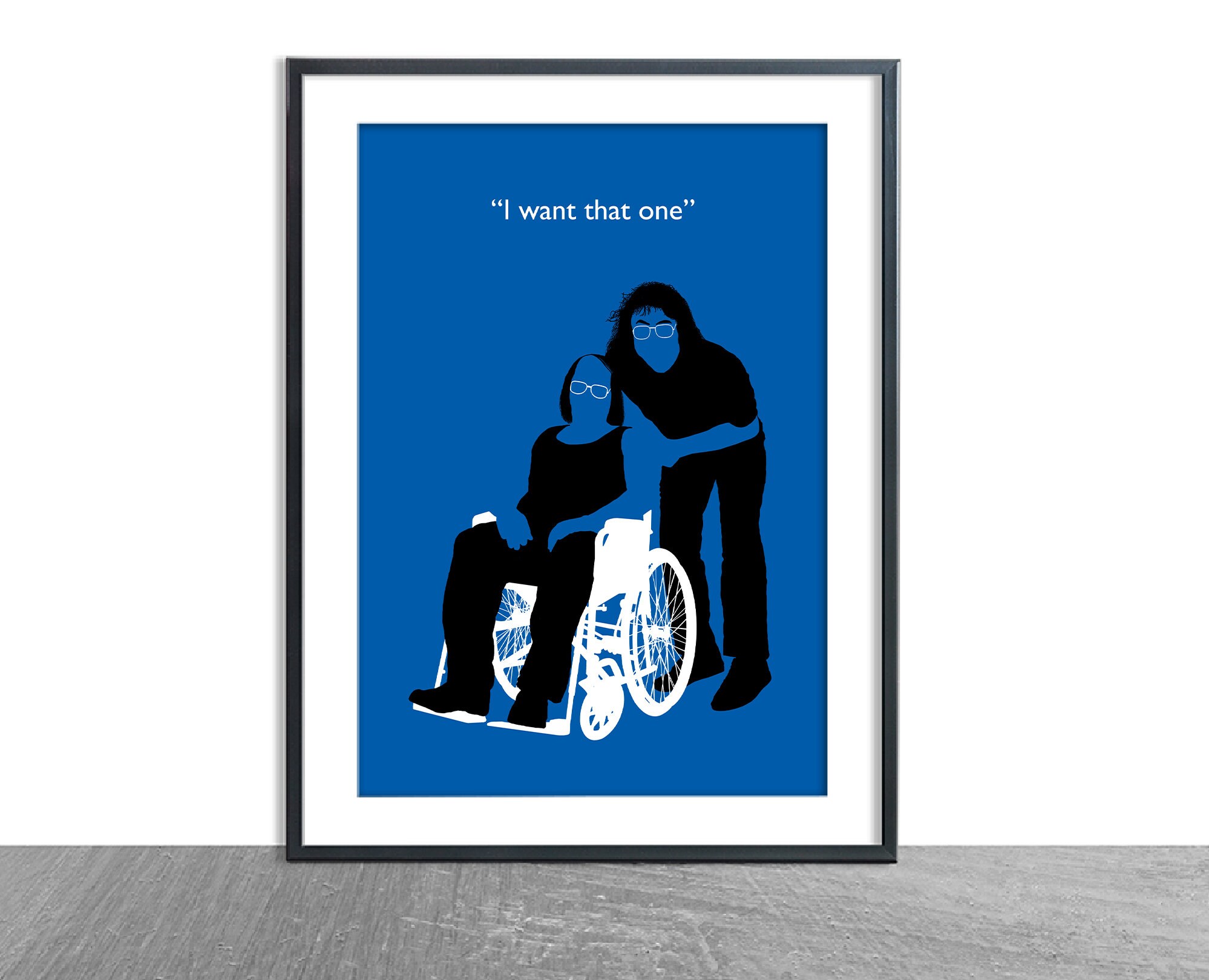 Little Britain 'I Want That One' Comedy Minimalist Giclee Print A4, A3 ...