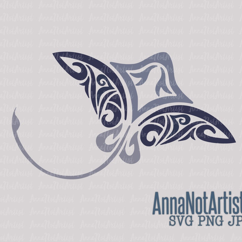 Stingray Vector Art - Etsy