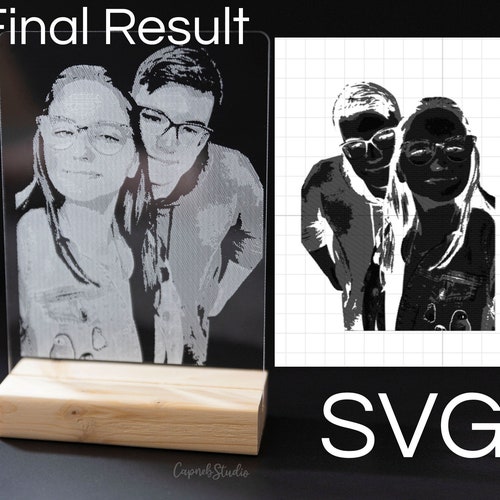 Custom SVG for Engraving Photo Engraved SVG SVG for Cricut - Etsy UK