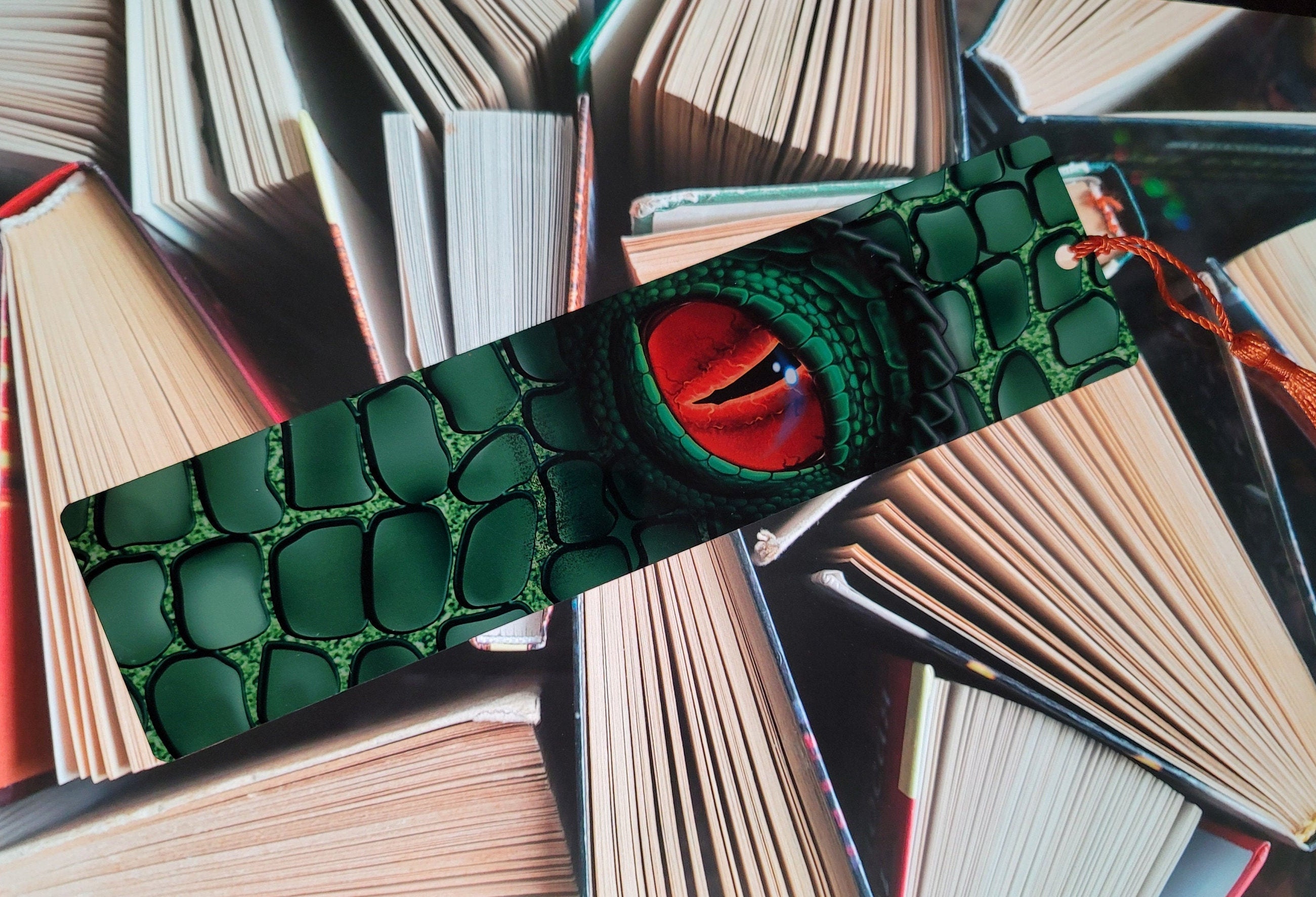 Dragon Eye Metal Bookmark, Book Lover, Bookworm, Book Place Holder, Boy ...