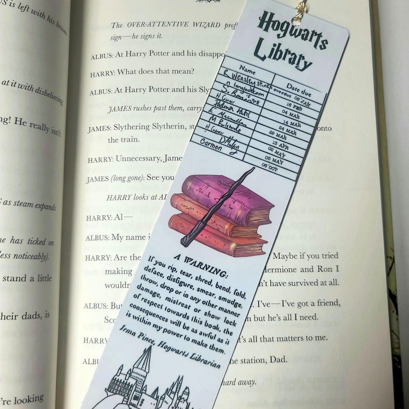 Library Card Place Cards - Etsy