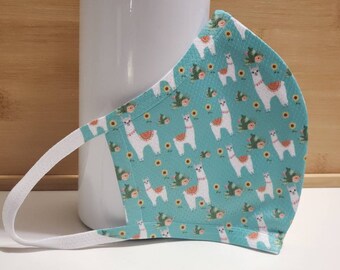 Llama Face Mask - Etsy