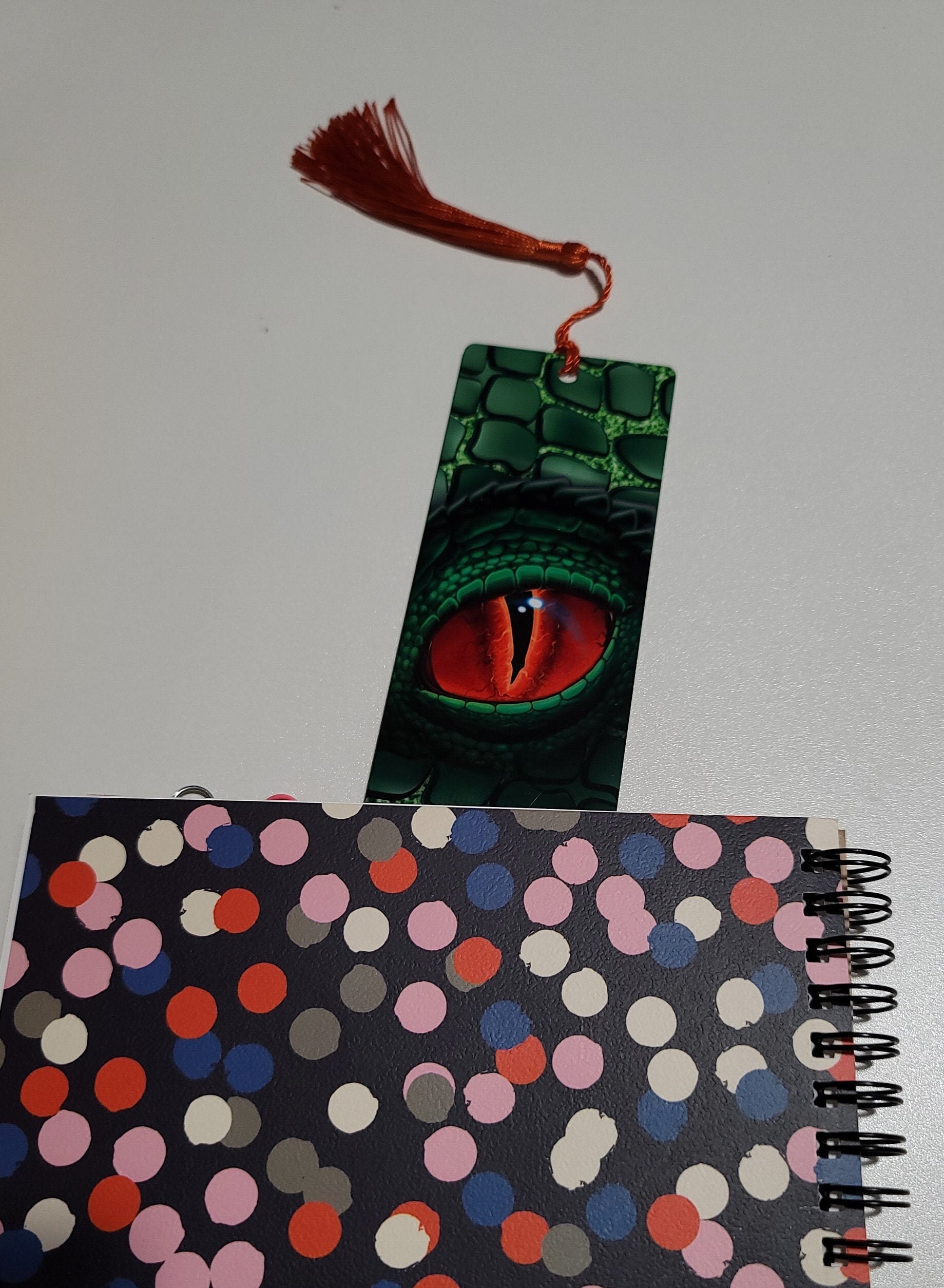 Dragon Eye Metal Bookmark Book Lover Bookworm Book Place | Etsy
