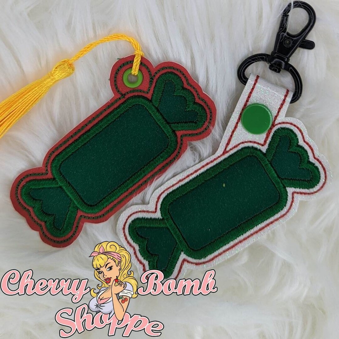 Blank - Fussy Cut Candy Wrapper Key Fob and Eyelet – Blank, ITH ...