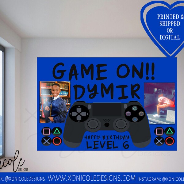 Level up Backdrop Sign - Etsy