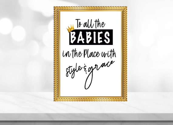 NOTORIOUS ONE Birthday Sign Biggie Party to All the Babies - Etsy