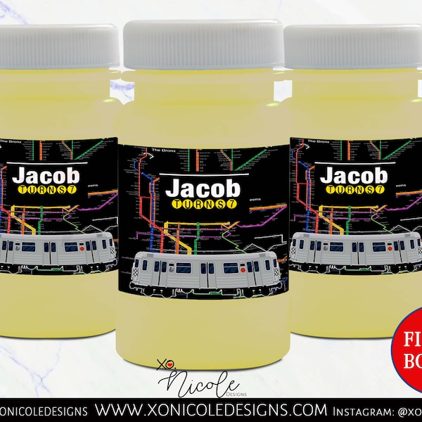 Subway Train Theme Birthday Party - Etsy