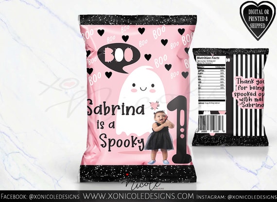 Spooky One Chip Bag Spooky One Halloween Chip Bag Spooky - Etsy