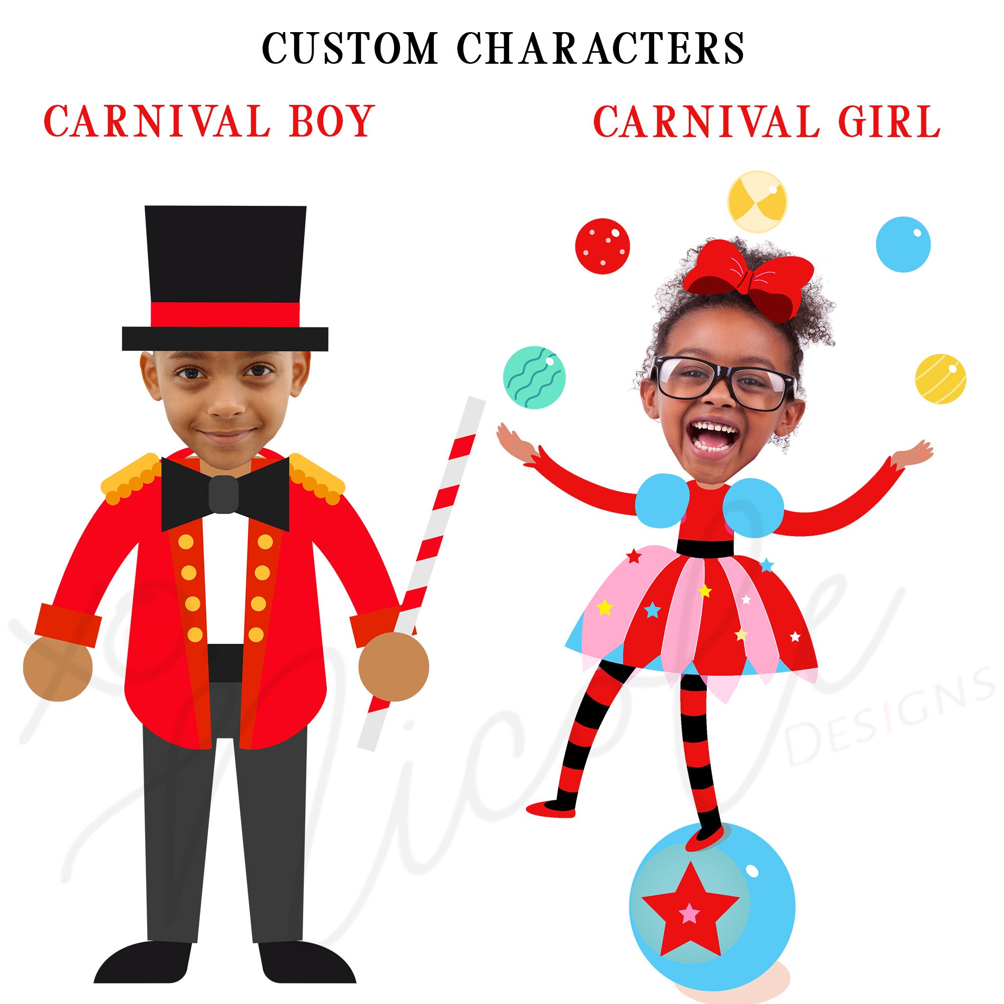 Circus Carnival Chip Bags - Circus Chip Bags - Carnival Party ...