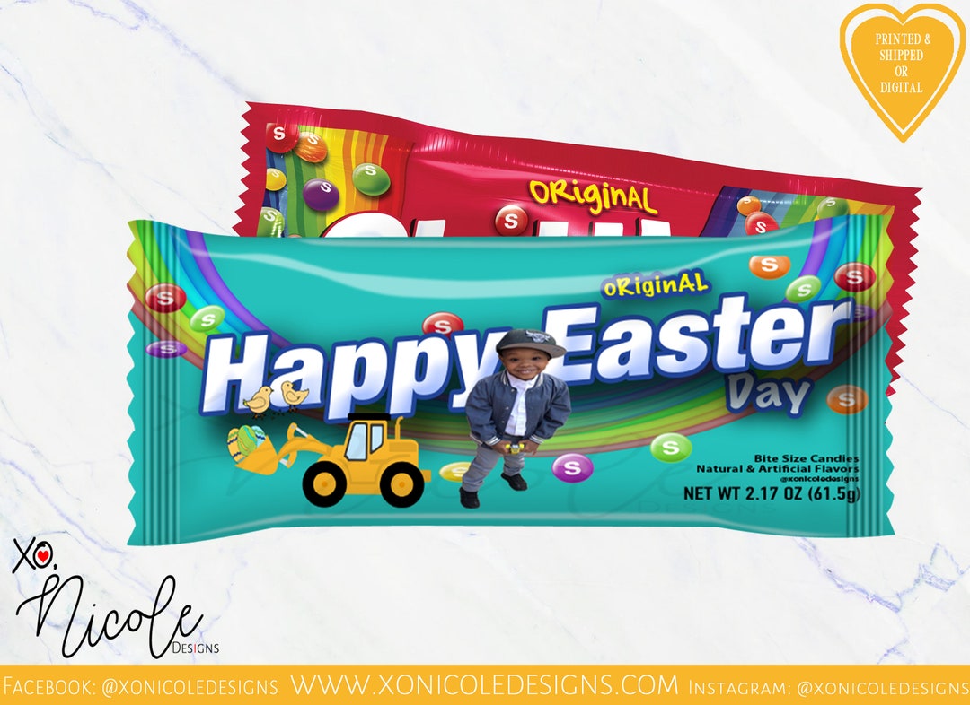 Easter Day Candy Favors - Easter Kids Class Treats - Easter Day ...