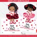 Ballerina Valentines Scrunchie Holder - Valentine Scrunchies Cards ...