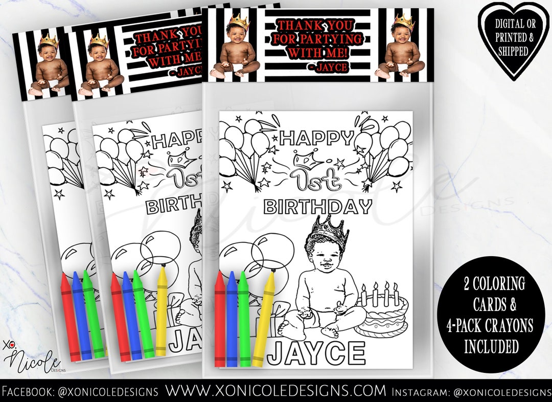 Notorious Coloring Pack - Notorious Baby Theme Coloring Cards - the Big ...